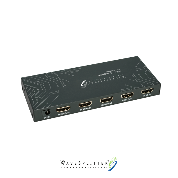 HDMI 2.0 4K@60Hz 1 In 4 Out Splitter | Wavesplitter Indonesia